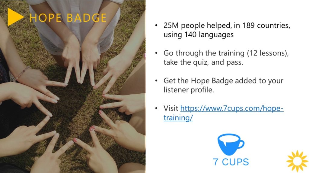 Hope Badge - Hopeful Minds